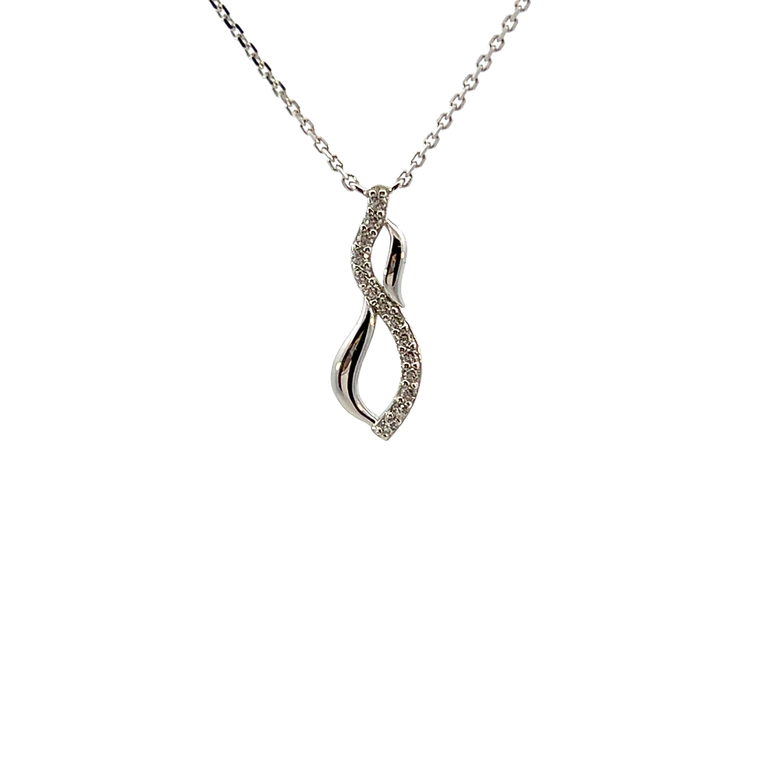 Shop Double Swirl Sterling Silver Necklace at Nummi Jewelers Today